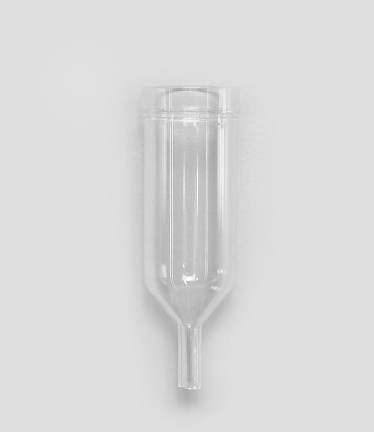 Empty SPE columns made from glass or PP for self-filling.